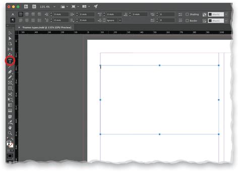 Insert Text In A Frame How Do I Do That In InDesign Book