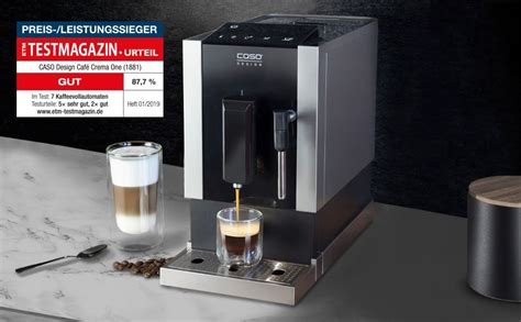 CASO Café Crema One - Machine à café automatique design, système de ...
