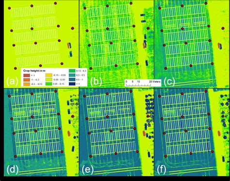 Uav Derived Development Of Crop Height In Meters Over The Growing