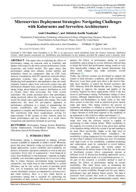 Pdf Microservices Deployment Strategies Navigating Challenges With