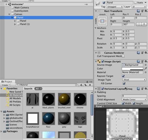 C How Can I Stop The Automatic Resizing Of An Element In A Horizontal Layout Group In Unity