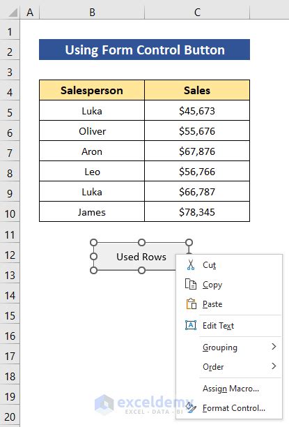How To Create A Macro Button In Excel Methods