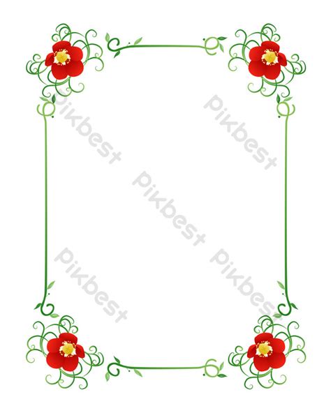 Green Tree Vine Border Png Images Ai Free Download Pikbest