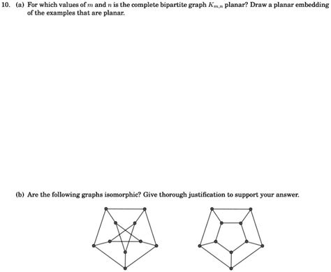 solved a for which values of m and n is the complete bipartite graph