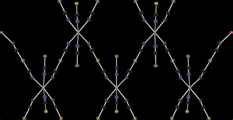 One Of The Interpenetrated Three Dimensional Networks Of Sm Aucn 2