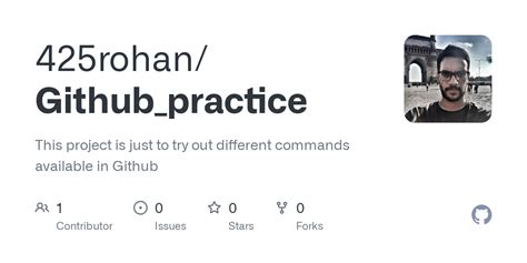 github 425rohan github practice this project is just to try out