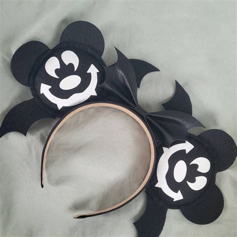 Mickey Bat Ears Glow In The Dark And Double Sided Etsy