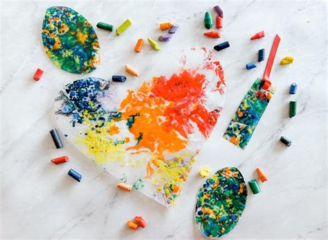 Melted Crayon Art Wax Paper Iron At Bridget Huizenga Blog