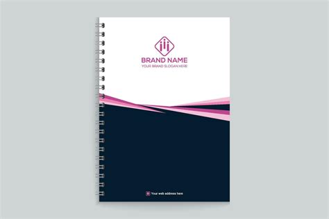 Professional Notebook Cover Mockup 26324494 Vector Art At Vecteezy