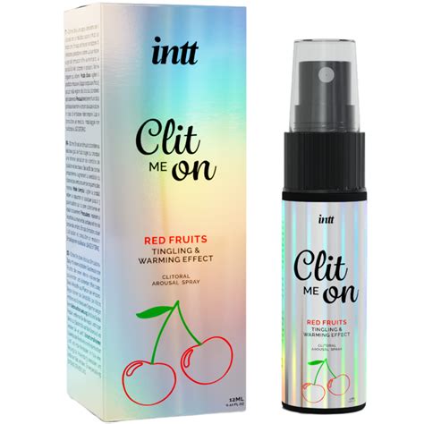 Intt® Clit Me On Spray De Excitação Do Clitóris Frutas Vermelhas 12ml