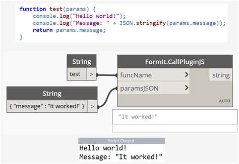 Invoking Plugins And Api From Dynamo Formit For Windows