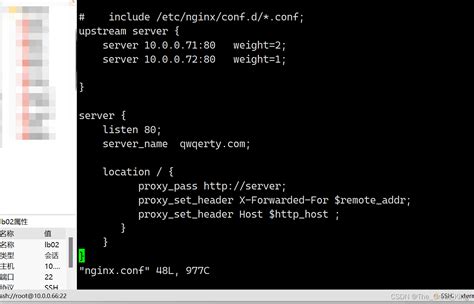 nginx反向代理 负载均衡 csdn博客