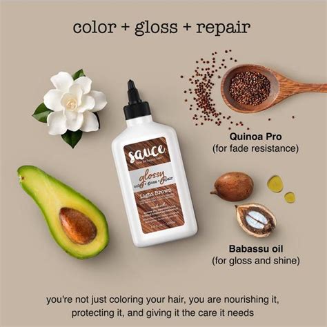 Sauce Beauty Light Brown Glossy Colorglossrepair Ulta Beauty
