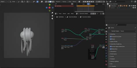 The Ring Spline Based Curl And Swirl In Geometry Nodes D Model CGTrader