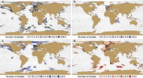Global Distribution Of Seabird Spatial Research Effort For A Total