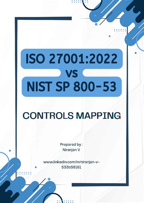Mapping Nist Csf Iso27001 Mapping Iso Iec 27001 2022 To Nist Sp 800