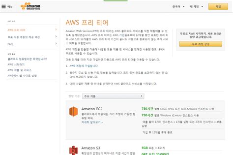 Jinwon s box 아마존 AWS 무료서버 사용하기