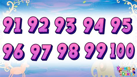 123 Numbers, One two three, kids rhymes, 1 to 100 counting, learn to count, Numbers song ...