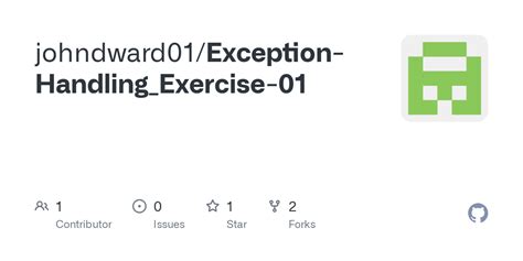 Github Johndward01exception Handlingexercise 01