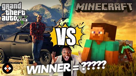 😱unbelievable 🔥the Unexpected Result Of Comparing Gta 5 And Minecraft
