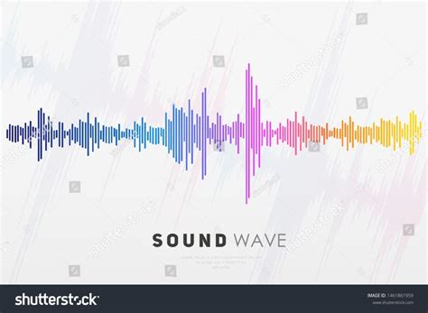 Abstract Sound Wave Graphic Design