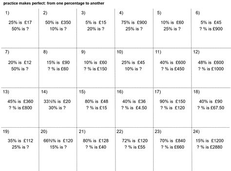 Median Don Steward Mathematics Teaching From One Percentage To Another