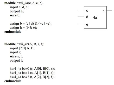 Solved 4 A Draw The Circuit Corresponding To Verilog