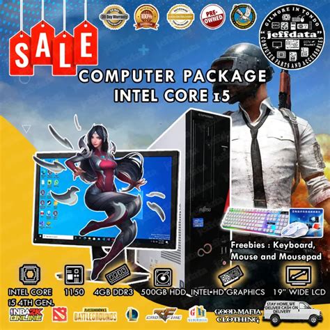 Computer Set I Th Gen Gb Gb Hdd Onboard Graphics Wide Lcd Fujitsu Slim Cpu Led Keyboard