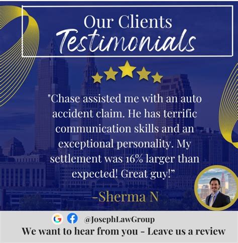 Joseph Law Group On Linkedin Testimonialtuesday Clienttestimonials Testimonials Clientreviews…