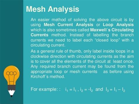 mesh analysis and nodal analysis
