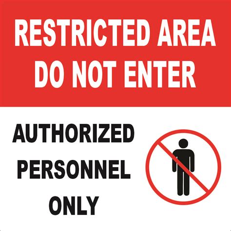 restricted area authorized personnel only sign ubicaciondepersonas cdmx gob mx