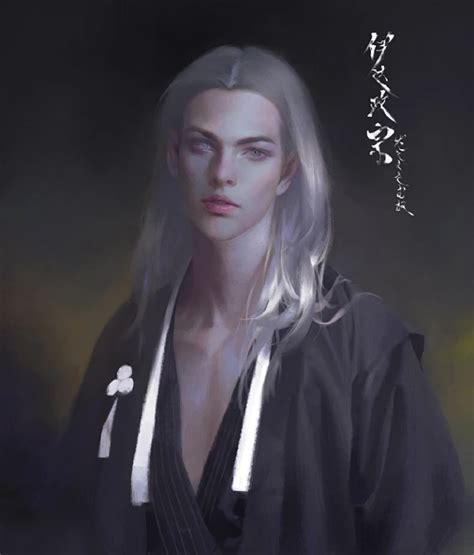 一张练习，一直想画一个拿掉眼罩的伊达政宗，成全自己 花瓣网