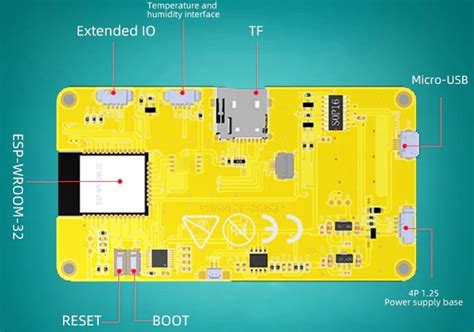 модуль Esp32 3248s035c с Tft дисплеем 3 5 320x480 ёмкостной сенсор