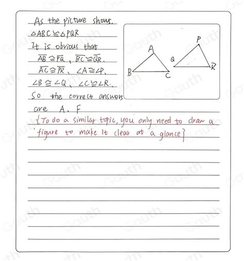 solved question 2 of 10 assume that abc≌ pqr which of the following congruence statements ar