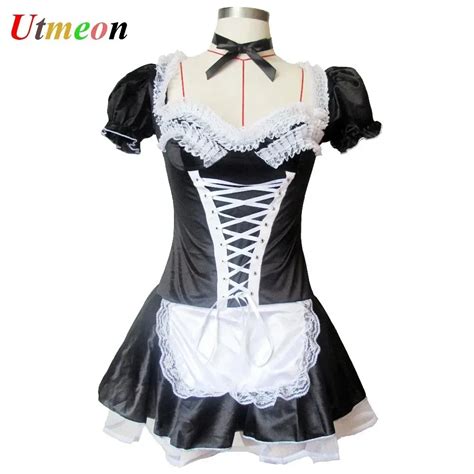 Sexy Womens French Maid Lingerie Big Size Halloween From Gou05 11