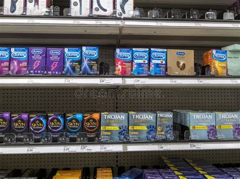Seattle WA USA Circa June 2021 View Of The Sexual Wellness Aisle Inside A Target Superstore
