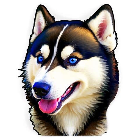 Download Beautiful Siberian Husky Png Qmo34