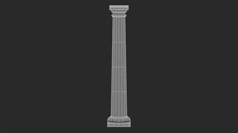 Tuscan Column 3d Model By Frezzy