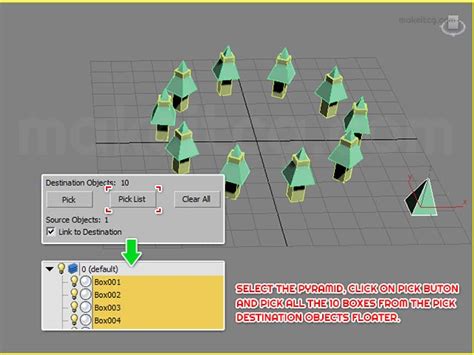 How To Clone And Align An Object To Multiple Objects In 3ds Max