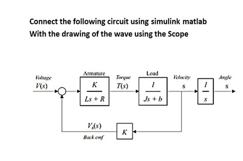 Connect The Following Circuit Using Simulink Matlab Chegg