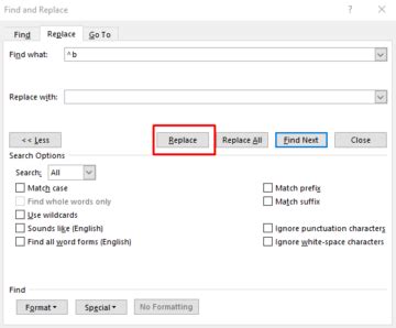 How To Remove Section Breaks In Microsoft Word
