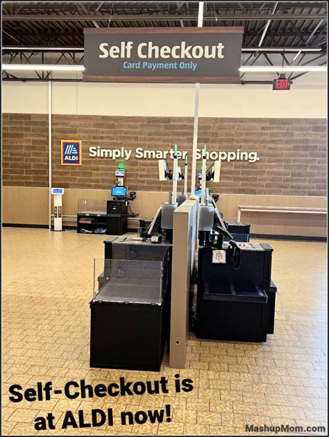 Self Checkout At Aldi