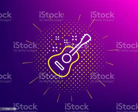 어쿠스틱 기타 라인 아이콘입니다 음악 기호입니다 벡터 0명에 대한 스톡 벡터 아트 및 기타 이미지 0명 고급 기타 현악기 Istock