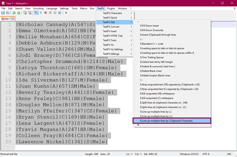 Notepad Column Editing Cathrine Wilhelmsen