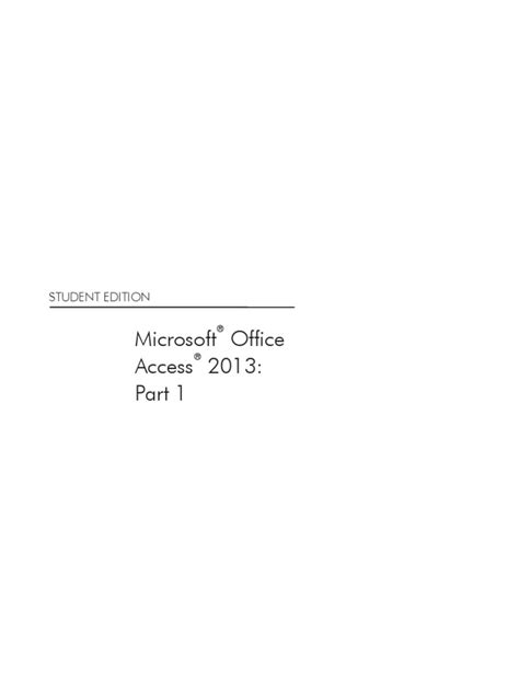 access 2013 part 1 pdf pdf share point web application