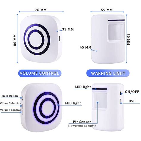 Motion Sensor Alarm System Wireless Home Securit Grandado