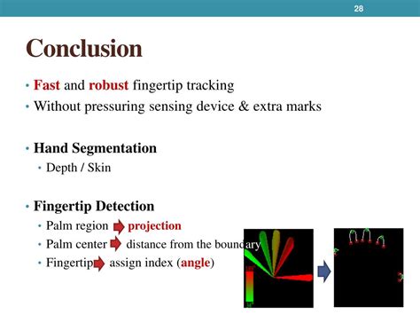 Ppt A Fast And Robust Fingertips Tracking Algorithm For Vision Based
