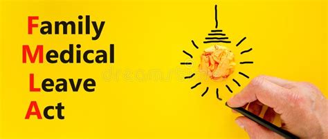 FMLA Family Medical Leave Act Symbol Concept Words FMLA Family Medical Leave Act On Wooden