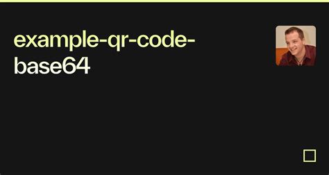 Qrcode Base64 Examples Codesandbox Qrcode Base64 Examples Codesandbox