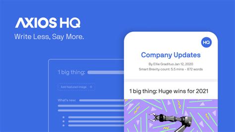axios hq on linkedin internal communications ai newsletter software